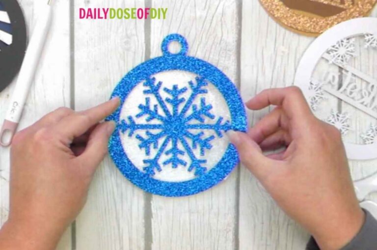 3D Paper Christmas Ornaments Step by Step - Daily Dose of DIY
