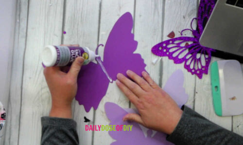 How to Make a 3d Butterfly with Free SVG File - Daily Dose of DIY