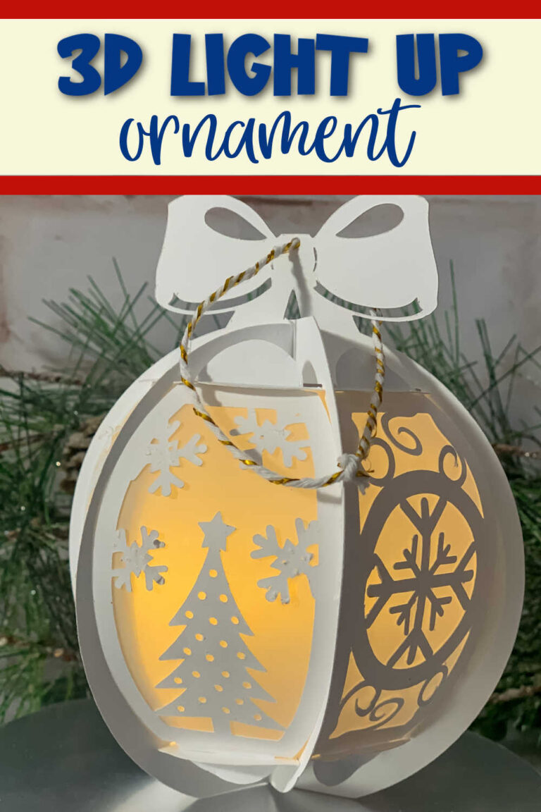 DIY Light Up 3D Paper Christmas Ornaments You'll Love - Daily Dose of DIY