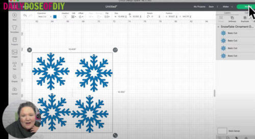 How to Make Easy 3D Snowflakes with Your Cricut - Daily Dose of DIY