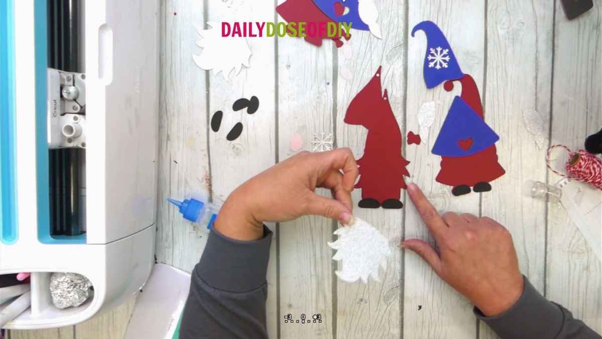 How to Make Paper Christmas Gnomes - Daily Dose of DIY