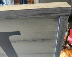 Easy DIY Wood Frame for Signs - Daily Dose of DIY