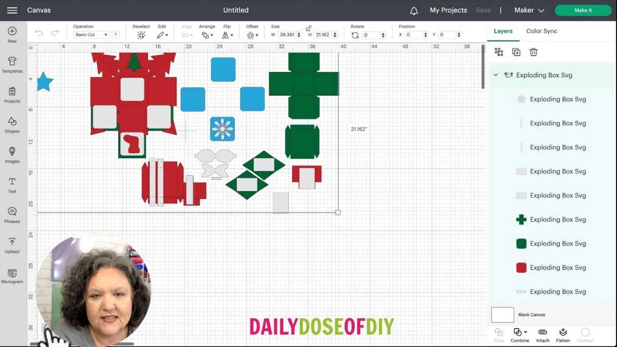 Amazing Exploding Christmas Gift Box Diy Daily Dose Of Diy