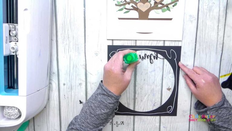 How to Make a Layered Paper Family Tree with Cricut - Daily Dose of DIY