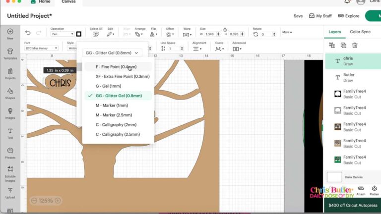 How to Make a Layered Paper Family Tree with Cricut - Daily Dose of DIY