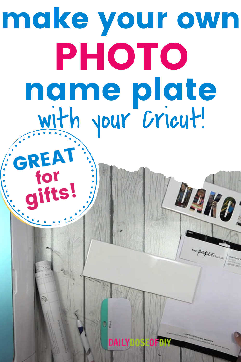 Photo-Name-Plate-Pin - Daily Dose of DIY