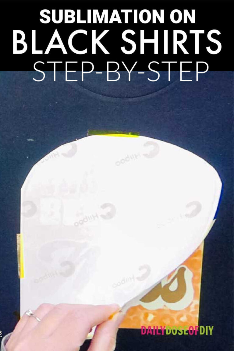 How to Sublimate on White HTV [Sublimation on Cotton Shirts] - Daily ...