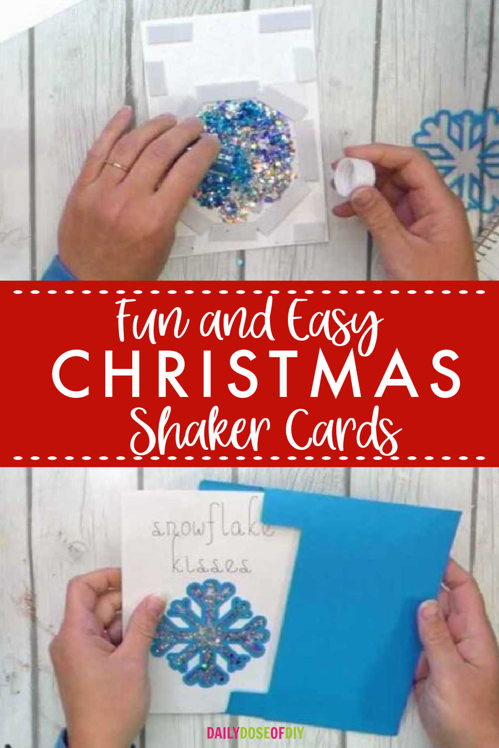 Fun & Festive Christmas Shaker Cards - Daily Dose of DIY