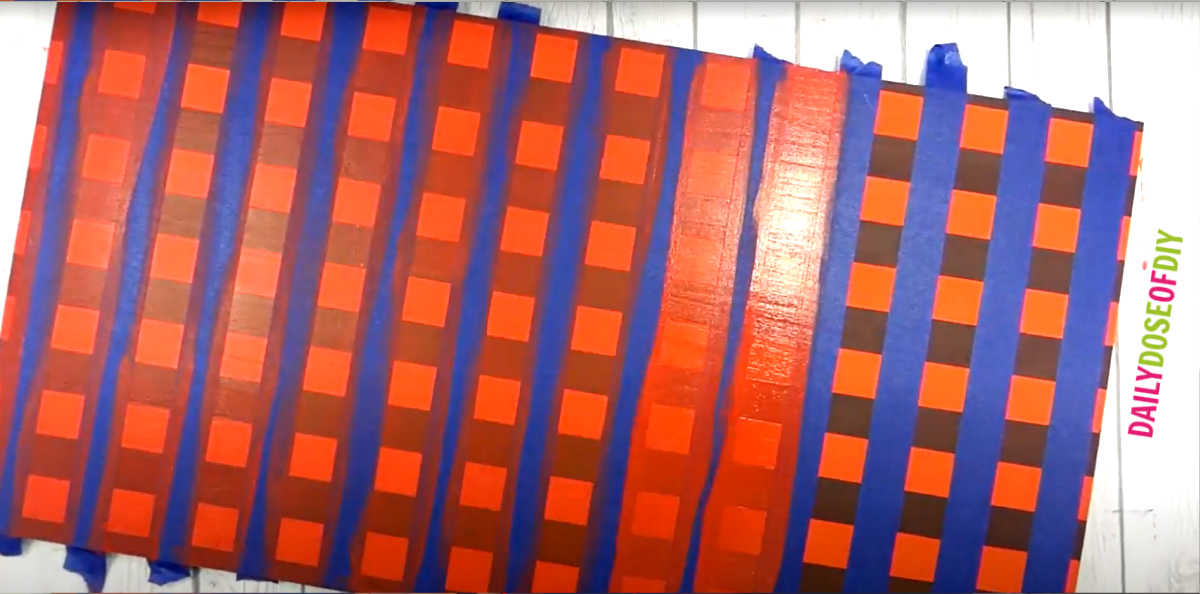 How to Paint Buffalo Plaid the Best Way - Daily Dose of DIY