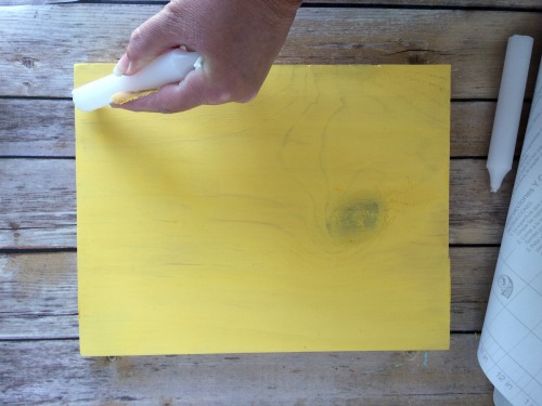 How To Chippy Paint Without Sanding - Daily Dose of DIY