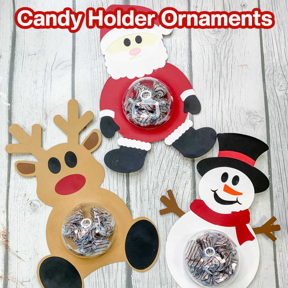 Adorable Christmas Candy Holders Santa, Reindeer, and a Snowman - Daily ...