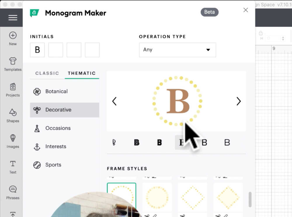 Cricut Monogram Maker: Using the NEW Feature - Daily Dose of DIY
