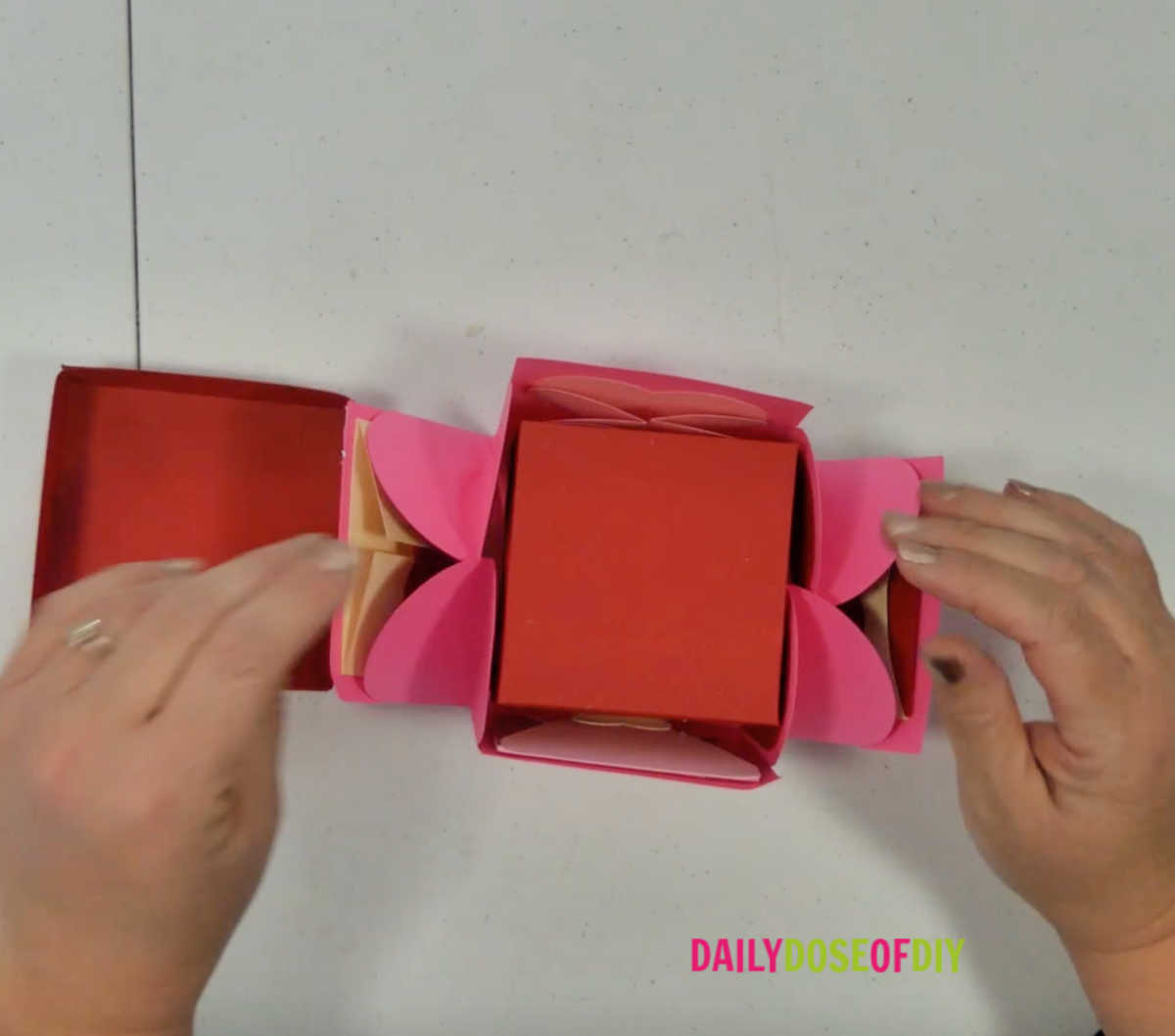 exploding box opening - Daily Dose of DIY