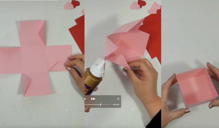 Simple Exploding Box Tutorial with Free SVG Cut File - Daily Dose of DIY