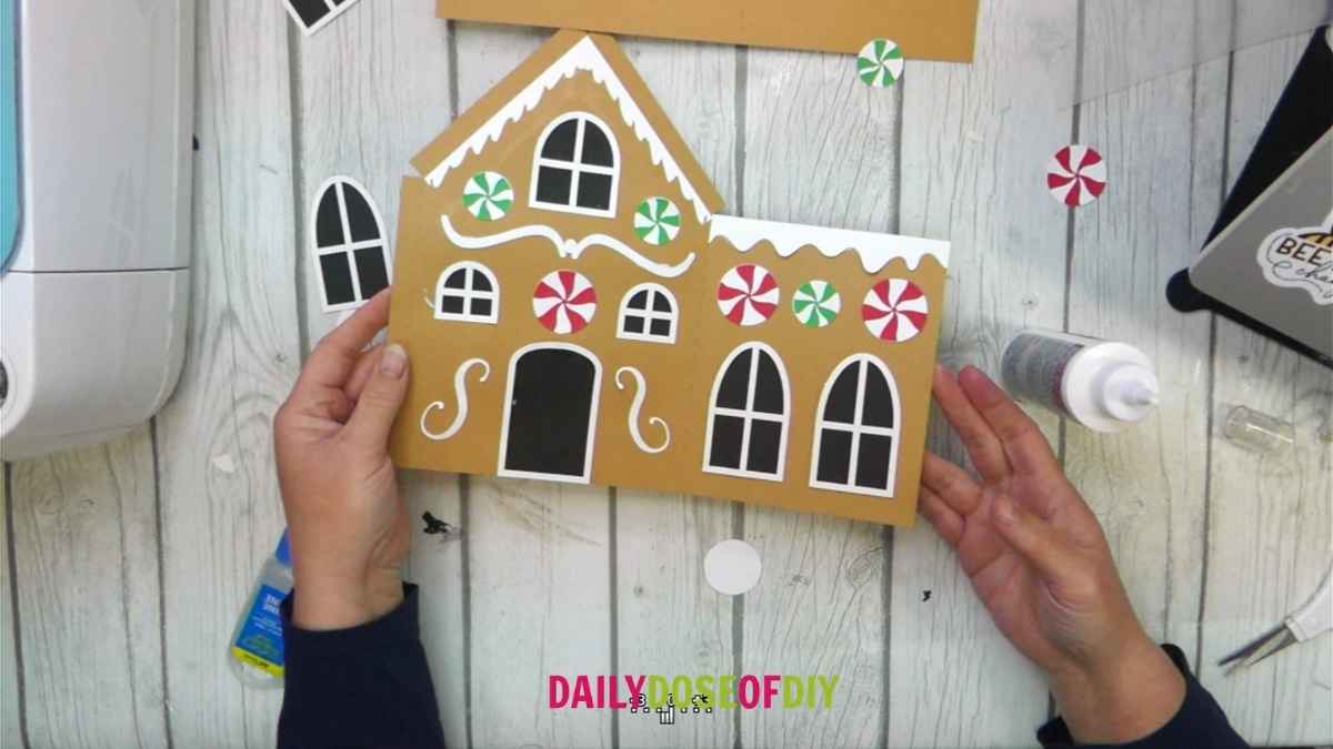 DIY Paper Gingerbread House You'll Want to Make - Daily Dose of DIY