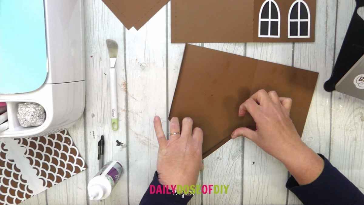 DIY Paper Gingerbread House You'll Want to Make - Daily Dose of DIY