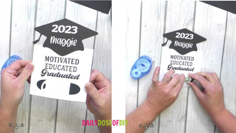 Easy DIY Graduation Card Money Holder with Free Template - Daily Dose ...