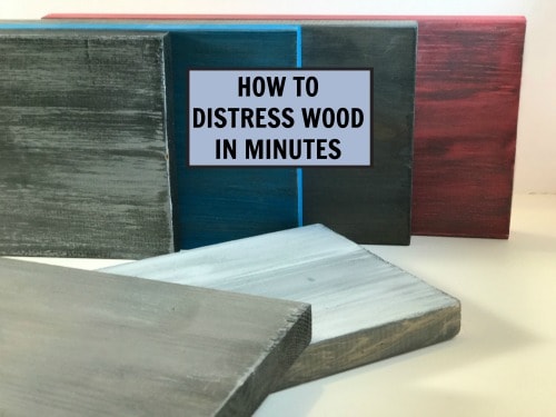How To Distress New Wood in Minutes - Daily Dose of DIY