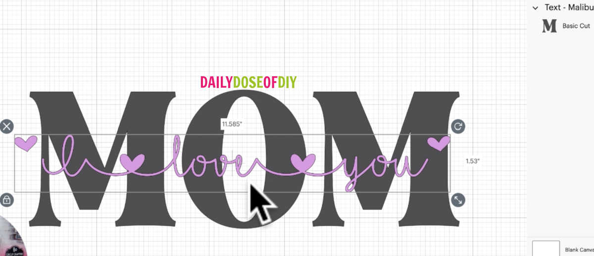 knockout text Cricut design space (3) - Daily Dose of DIY
