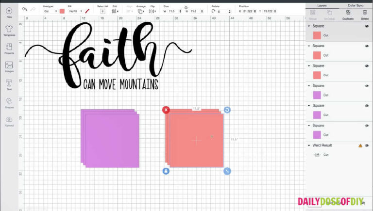 Extra Large Stencils: How to Make Larger Than Mat Projects with Cricut ...