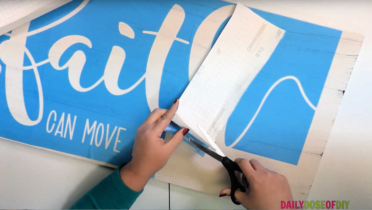 Extra Large Stencils: How to Make Larger Than Mat Projects with Cricut ...