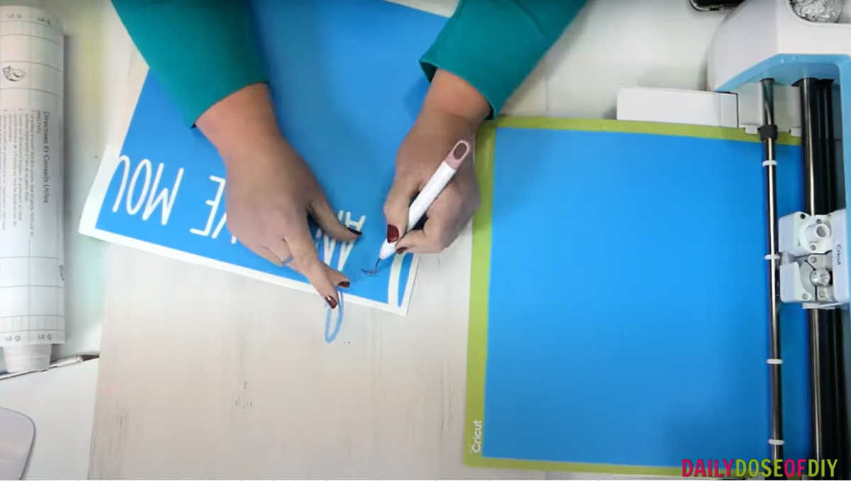 Extra Large Stencils: How to Make Larger Than Mat Projects with Cricut ...