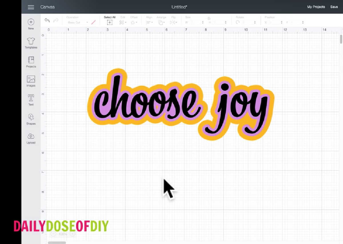 New Update - How To Offest Text In Cricut Design Space - Daily Dose of DIY
