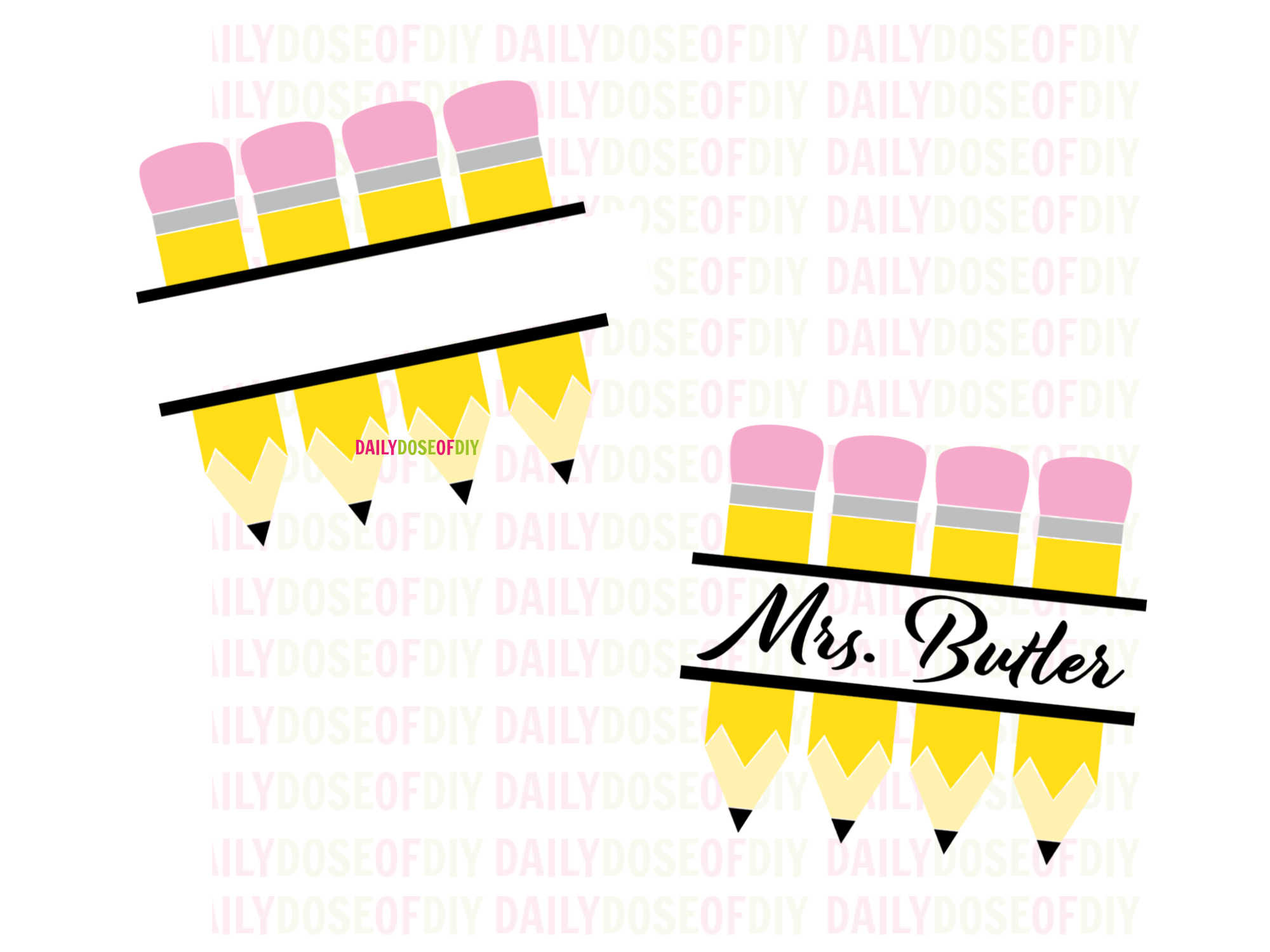 pencil-svg-personalized-1 - Daily Dose of DIY