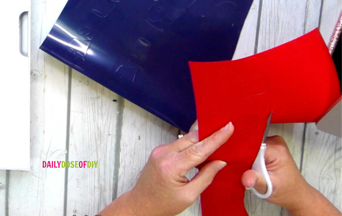 How to Cut and Press Puff Vinyl Easy Tutorial - Daily Dose of DIY