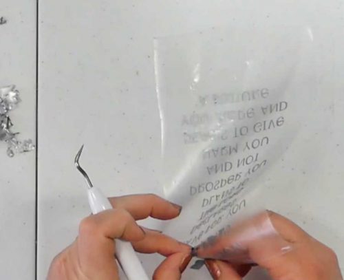 Reverse Weeding Vinyl -How to Cut then Weed Small Letters and Intricate ...
