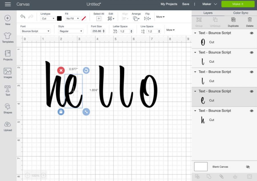 How to Connect Cursive Letters on Cricut - Daily Dose of DIY