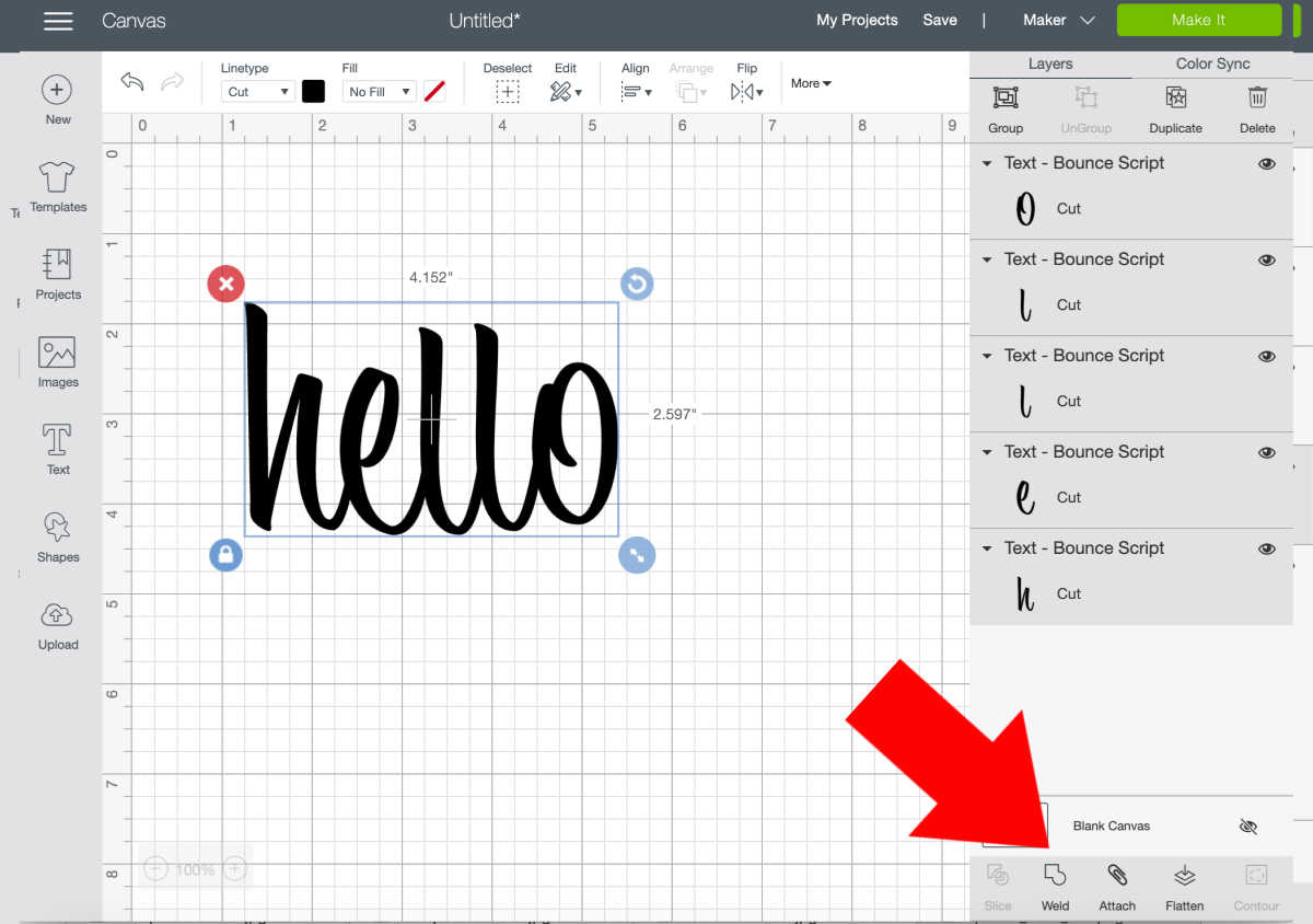 How to Connect Cursive Letters on Cricut - Daily Dose of DIY