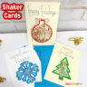 Fun & Festive Christmas Shaker Cards - Daily Dose of DIY