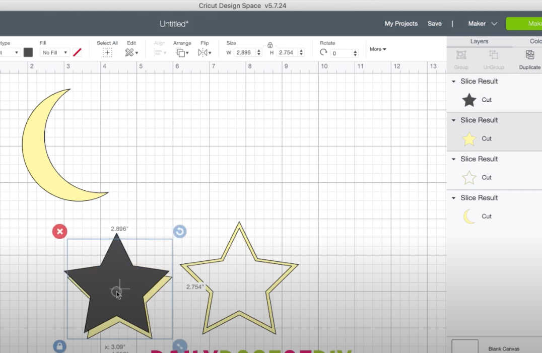 How to Slice on Cricut Step-by-Step - Daily Dose of DIY