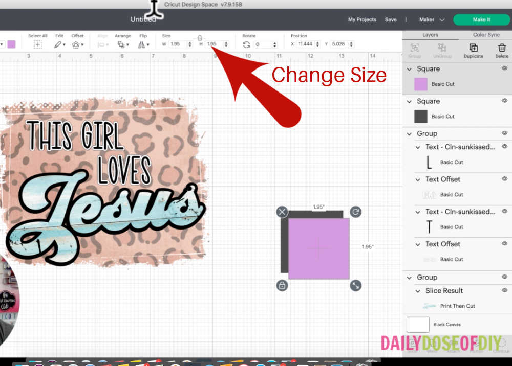 How to Make Sublimation Designs on Cricut - Daily Dose of DIY