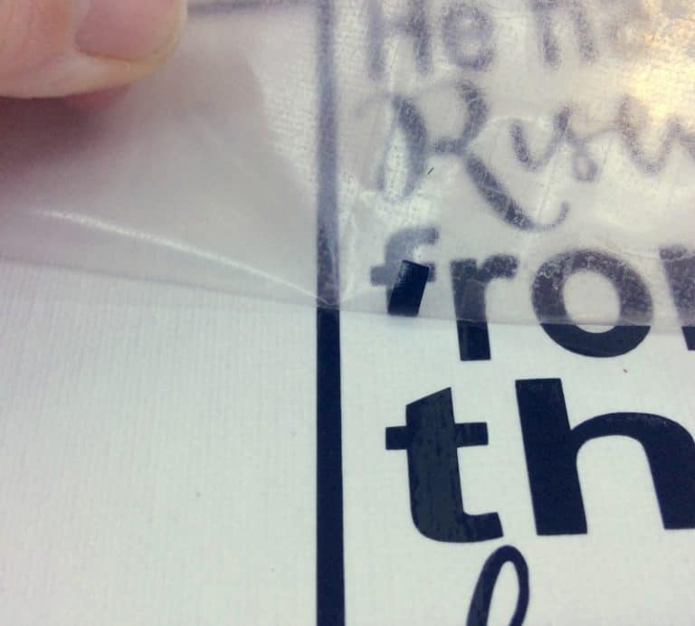 Easy Tips and Tricks to Get Vinyl to Stick to Canvas - Daily Dose of DIY