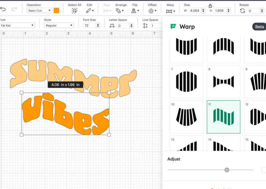 How to Make Wavy Text in Cricut The Easy Way - Daily Dose of DIY