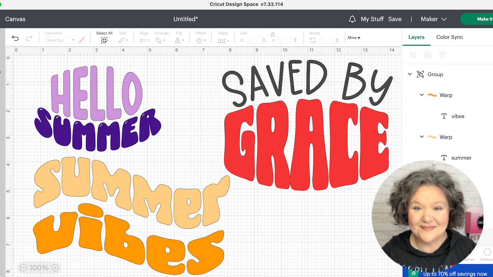 wavy text Cricut - Daily Dose of DIY